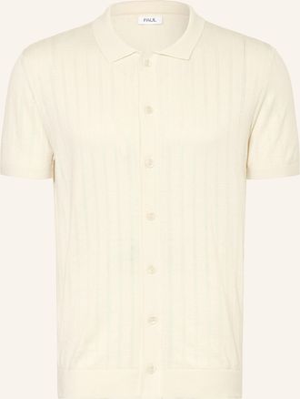 Paul Paul Strickhemd Slim Fit beige