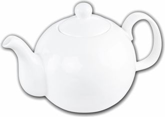 Wilmax England Wilmax | OLIVIA Teekanne | Porzellan-Teekanne | Für Kaffee | Für Tee | Elegant | Kratzfest | Für die Spülmaschine | Für die Mikrowelle | Ergonomisch |