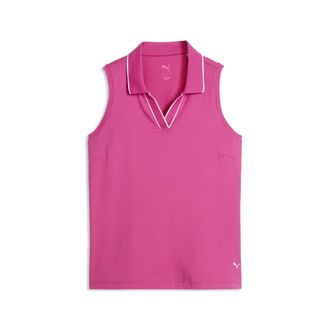 Puma Polo de golf sans manches CLOUDSPUN Essentials Femme, V&ecirc;tements, Rose, XXL