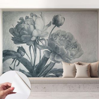 Tulup Carta Da Parati Autoadesiva - Fotomurale - Alta Qualit&agrave; - Per La Cucina - Camera Da Letto - Eleganza Floreale 208x146 Cm