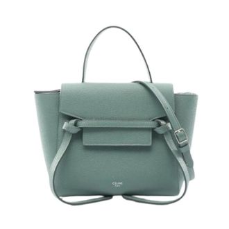 Celine Sac &agrave; main vintage Pre-owned - Femme - Pre-owned - Vert - Taille: ONE Size