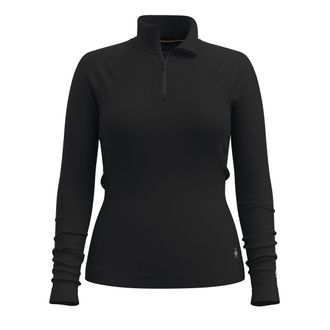 Smartwool SmartWool Damen Womens Classic Thermal Merino Base Layer 1/4 Zip Baselayer-Shirt, Black, S