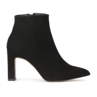 Kazar Schwarze spitze Stiefel aus weichem Wildleder - - Shoes - Damen - Schwarzk - 35 EU