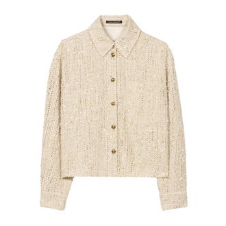 Luisa Cerano Tweed Hemdjacke - - Jackets - Damen - Beige - XS