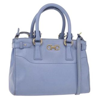 Ferragamo Pre-owned Gancini Tote - - Pre-owned - Damen - Blau - ONE SIZE