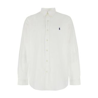 Polo Ralph Lauren Custom Fit Stretch Poplin Hemd - - Shirts - Herren - Wei&szlig; - 2XL