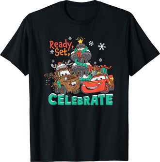 Disney Cars Ready Set Celebrate Weihnachten T-Shirt