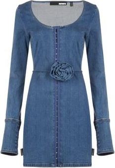 Rotate Robe courte en jean