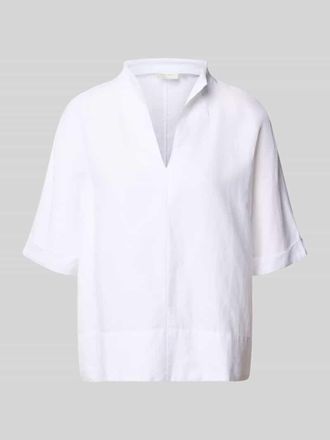 Eterna Loose Fit Blusenshirt aus Baumwoll-Leinen-Mix