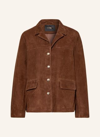Maje Lederjacke braun