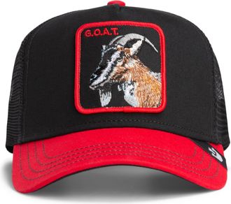 Goorin Brothers Trucker Cap The Goat Steer Black Schwarz Rot, Size:OneSize
