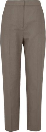 Bomboogie Femme, Pantalons, Beige, Taille: 44 FR Pantalon Coupe Slim en M&eacute;lange Lin et Coton
