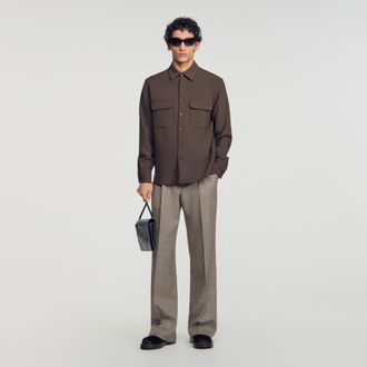 Sandro Hemd mit aufgesetzten Taschen