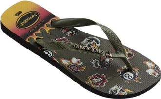 Havaianas Homme, Chaussures, Noir, Taille: 39 EU Top Tribo Flip Flops