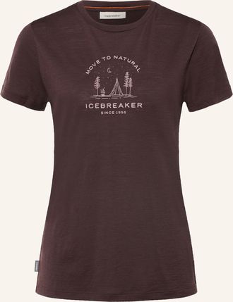 Icebreaker T-Shirt 150 Tech Lite Aus Merinowolle braun