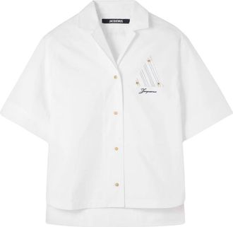 Jacquemus Femme, Blouses et Chemises, Blanc, Taille: 38 FR Marin Shirt