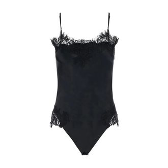 Gold Hawk Femme, Tops, Noir, Taille: 38 FR Body en dentelle