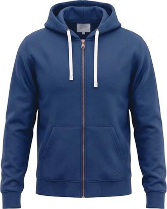 Bl'ker Sweatshirt Full Zip Cappuccio Priceton - - Sweatshirts & Hoodies - Herren - Blau - L