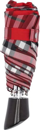 Burberry checked folding umbrella - Rot
