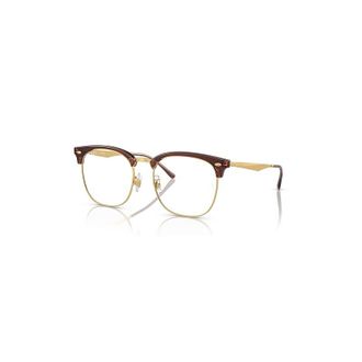 Ray-Ban Rb7318d Optics Gold Fassung Klar Glas Polarisiert 54-19