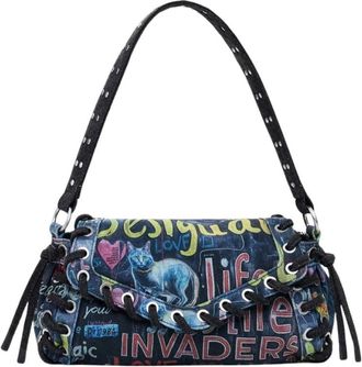 Desigual Femme, Sacs, Bleu, Taille: ONE Size Sac Zarauz Pizzicato