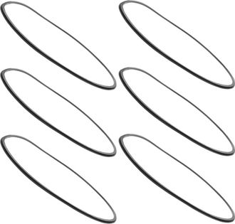 Holibanna 6 St&uuml;ck rutschfeste Kunststoffringe f&uuml;r Barhockerfu&szlig; 384cm Ger&auml;uschd&auml;mpfende Bodenschutz Dichtung aus Hochelastischem Kunststoff Kompatibel mit Bartis