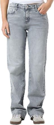 Noisy May Damen Nmyolanda Nw Wide Jeans Az277lg FWD Noos Hose, Light Grey Denim, 32W / 32L EU