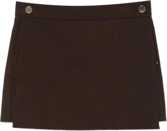 Sportmax Femme, Jupes, Brun, Taille: 36 FR Ottuso Jupe-Short