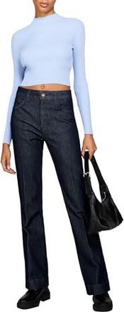 Sisley Sisley Trousers 4WTCLE02I Short, Black Denim 932, 58 aux Femmes