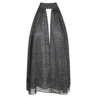 Rotate Rotate Birger Christensen, Femme, Tops, Brun, Taille: 38 FR Top &agrave; dos nu