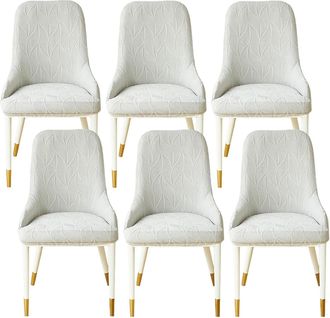 Generic Stretch-Ohrensesselbezug Bez&uuml;ge F&uuml;r Esszimmerst&uuml;hle Mit Geschwungener R&uuml;ckenlehne Und Niedrigen Armlehnen Abnehmbarer, Universeller K&uuml;chenstuhlbezug F