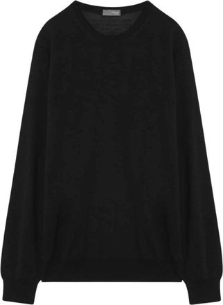 Drumohr Homme, Pulls, Noir, Taille: 2XL Girocollo ML Rasato
