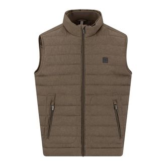 Fynch-Hatton Steppweste mit Stehkragen - - Jackets - Herren - Braun - L