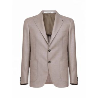 Tagliatore Einreiher-Blazer - - Suits - Herren - Beige - M