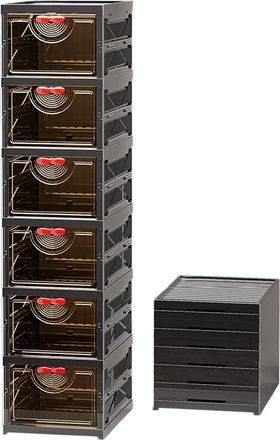 Generic Schuhschrank: Schuh-Eingangskabinett, zusammenklappbare Schuhaufbewahrungsbox, Organizer f&uuml;r schmale Schuhschr&auml;nke, Zubeh&ouml;r