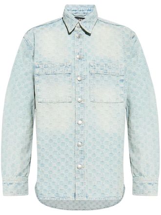 Misbhv Hemd mit Monogramm - Blau