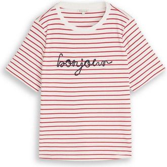 Tom Tailor T-Shirt T-Shirt T-Shirt mit Schriftzug