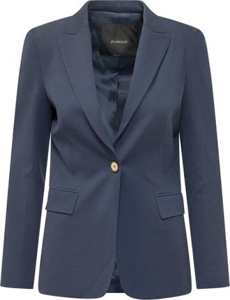 Pinko Pinko, Femme, Vestes, Bleu, Taille: 44 FR New Signum Blazer