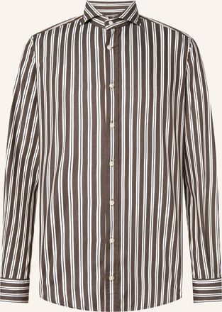Windsor Windsor. Hemd Lano Shaped Fit braun
