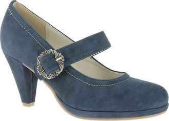Andrea Conti Hirschkogel Damen 3005717 Pumps, Blau (Dunkelblau)