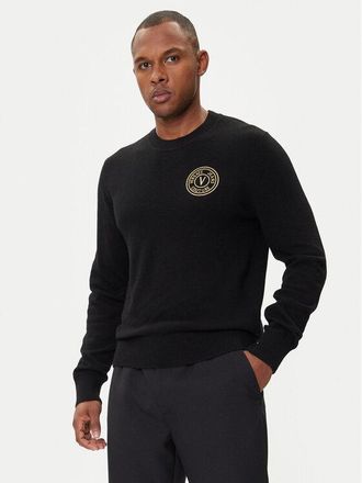Versace Jeans Couture Pullover 79GAFM00 CMH81 Schwarz Regular Fit