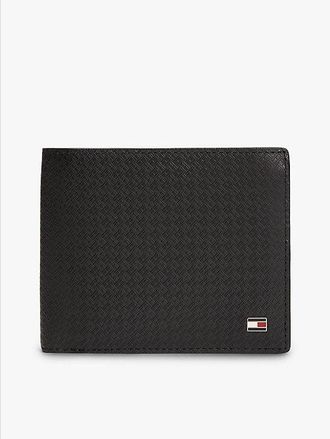 Tommy Hilfiger Portefeuille &agrave; motif drapeau gaufr&eacute;