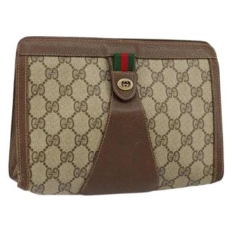 Gucci Pre-owned Plastique sacs-gucci - Femme - Pre-owned - Beige - Taille: ONE Size