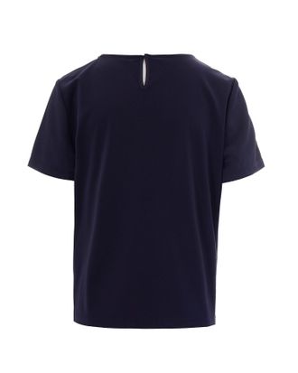 Max Mara Womens T-Shirt Satin Blue Polyester T-Shirts & Jerseys