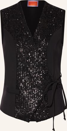 Annas Annas Weste Mit Pailletten schwarz