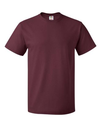 Fruit Of The Loom T-Shirt (Valueweight), 27 Farben, kleine bis 4X - Burgundy - L