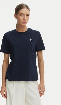Tommy Hilfiger T-Shirt WW0WW48699 Dunkelblau Regular Fit