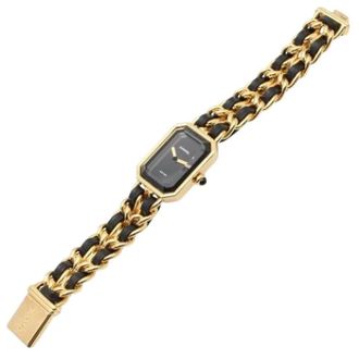Chanel Montre bracelet vintage doccasion - Femme - Pre-owned - Noir - Taille: ONE Size