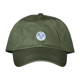 North Sails unisex, Accessoires, Vert, Taille: ONE Size Casquette en Coton Vert avec Visi&egrave;re et Logo