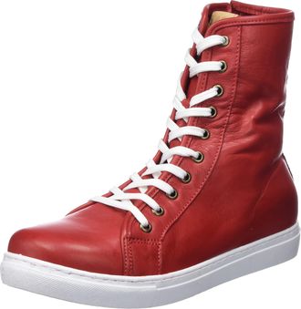 Andrea Conti Damen Sneaker, Chili/Brandy, 37 EU